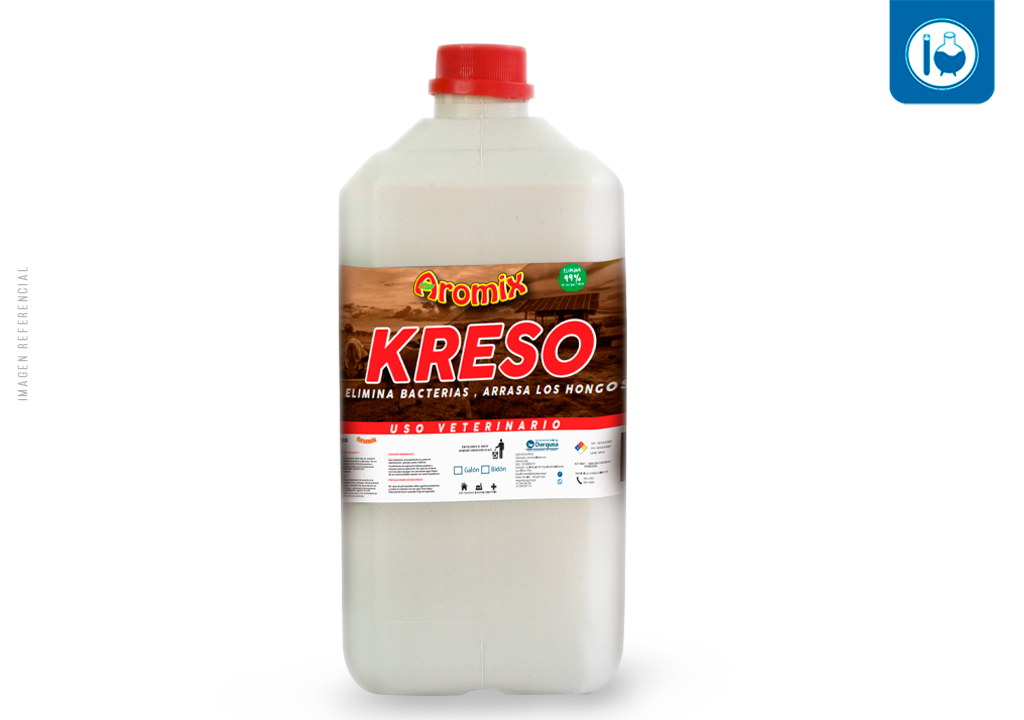 DESINFECTANTE KRESO AROMIX GALON – 3.500 LT – Derqusa